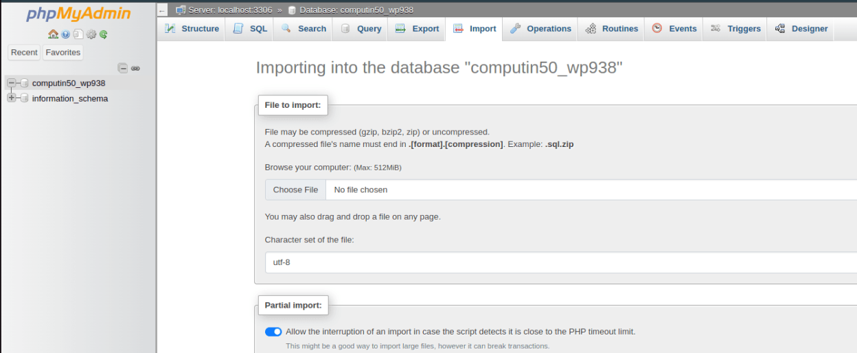 Tutorial Export dan Import Database MySQL Melalui phpMyAdmin
