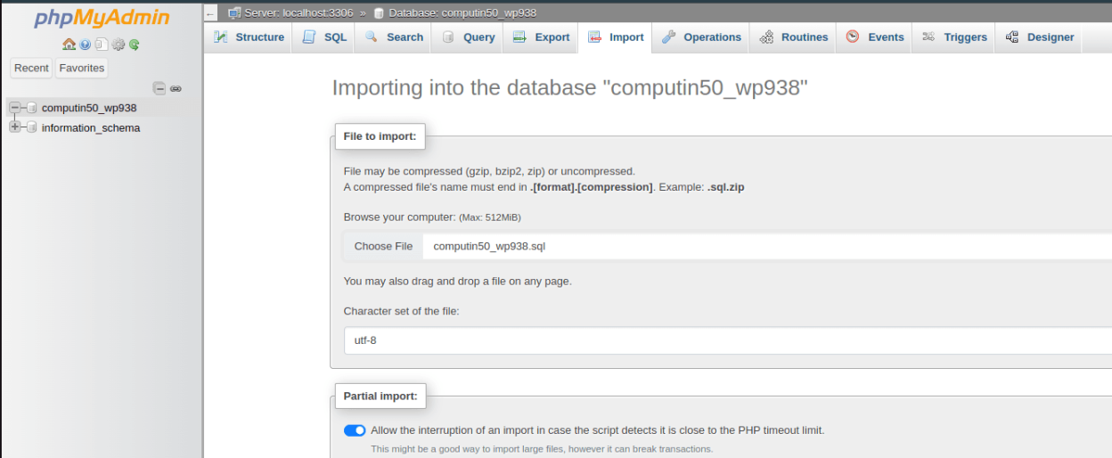 Tutorial Export dan Import Database MySQL Melalui phpMyAdmin